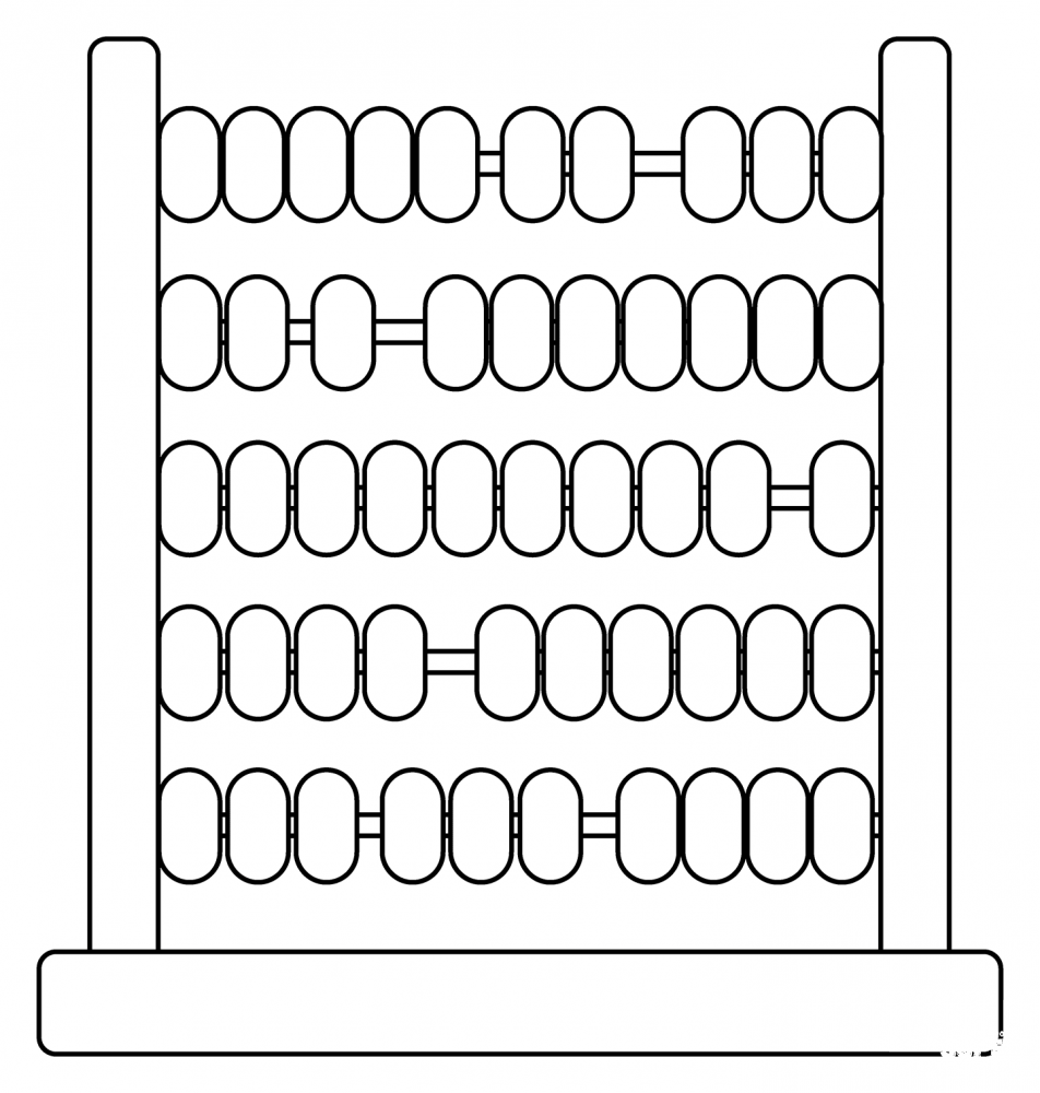 Abacus Emoji coloring page - ColouringPages