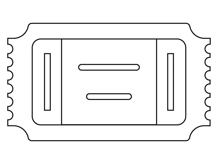 Admission Tickets Emoji coloring page - ColouringPages