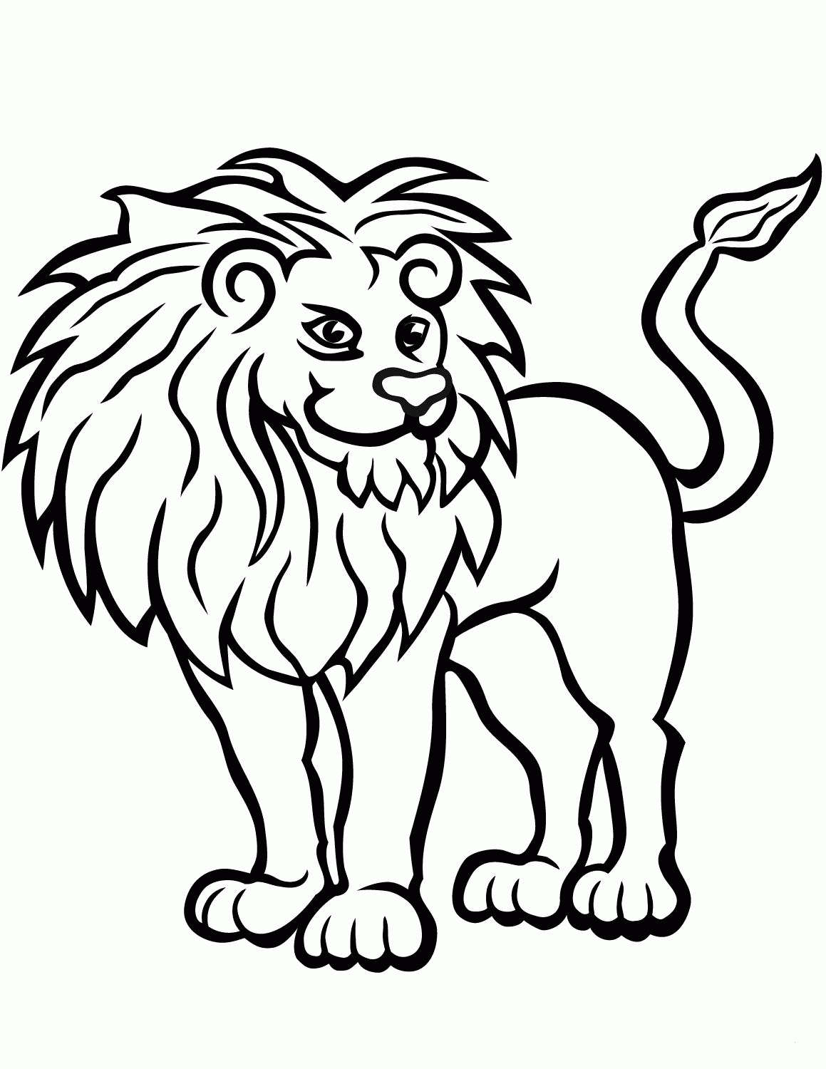 African Lion coloring page - ColouringPages