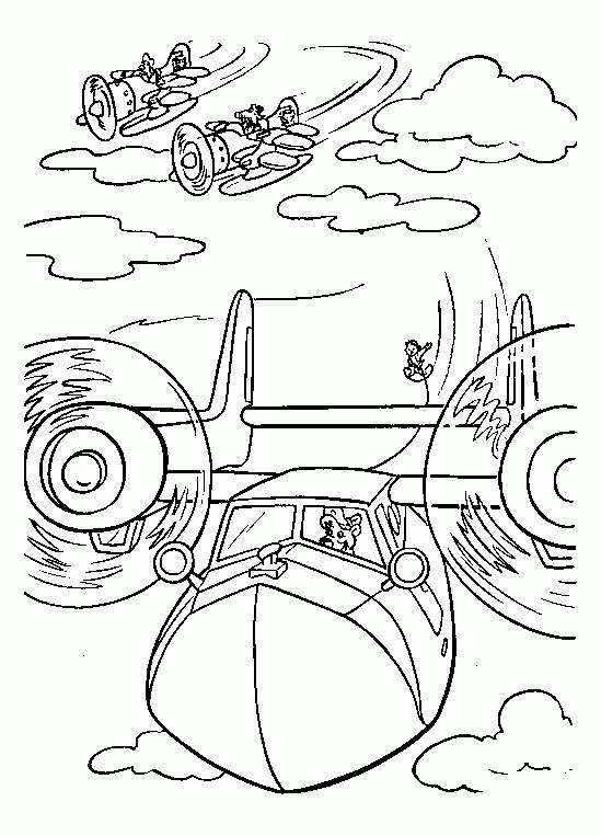 Air Racing coloring page - ColouringPages