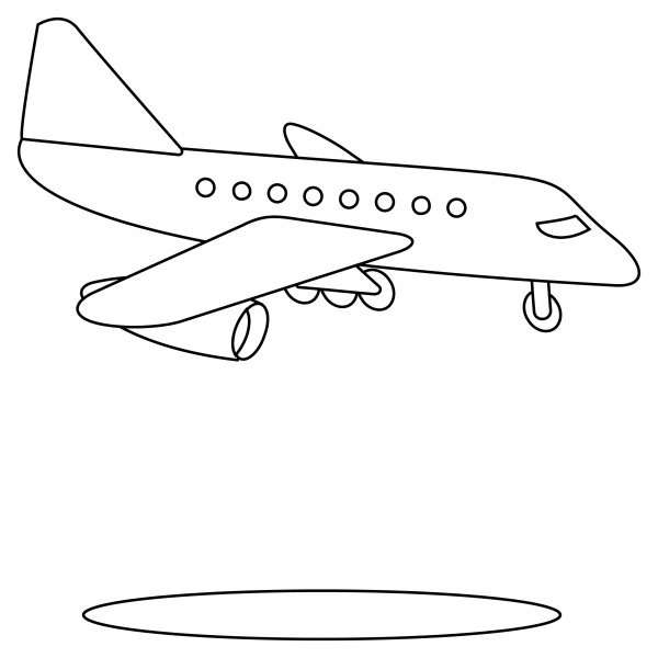 Airplane Arrival coloring page - ColouringPages