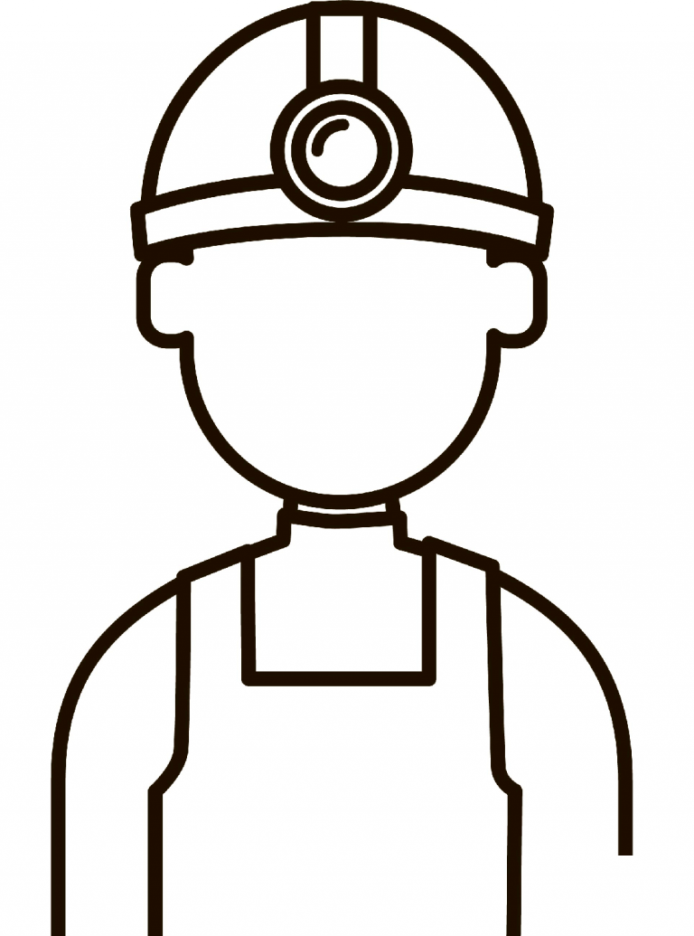 Coal Miner coloring page - ColouringPages