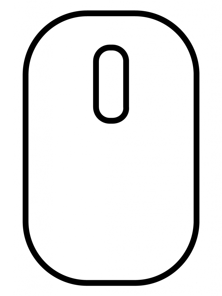 Computer Mouse Emoji coloring page - ColouringPages