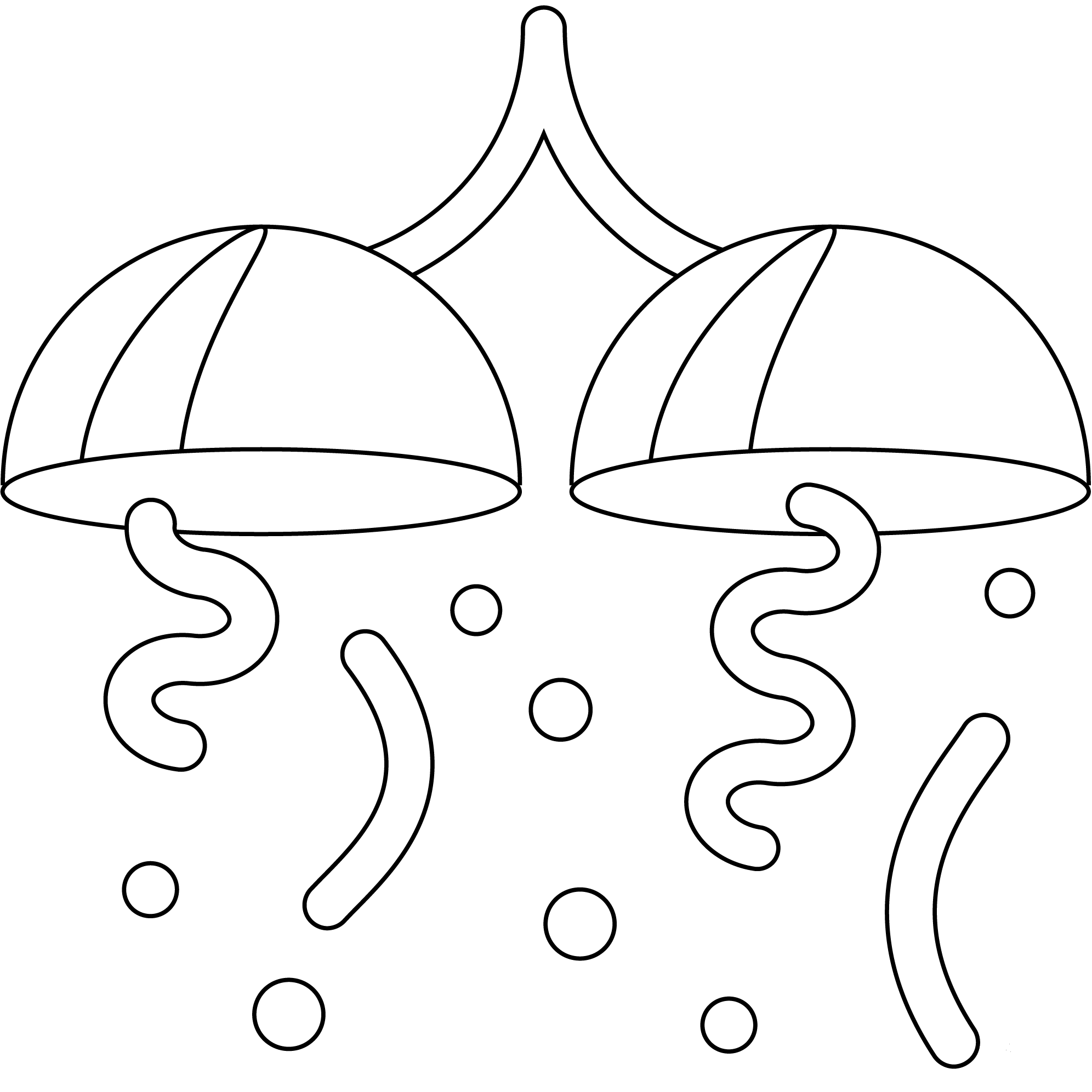 Confetti Emoji coloring page - ColouringPages