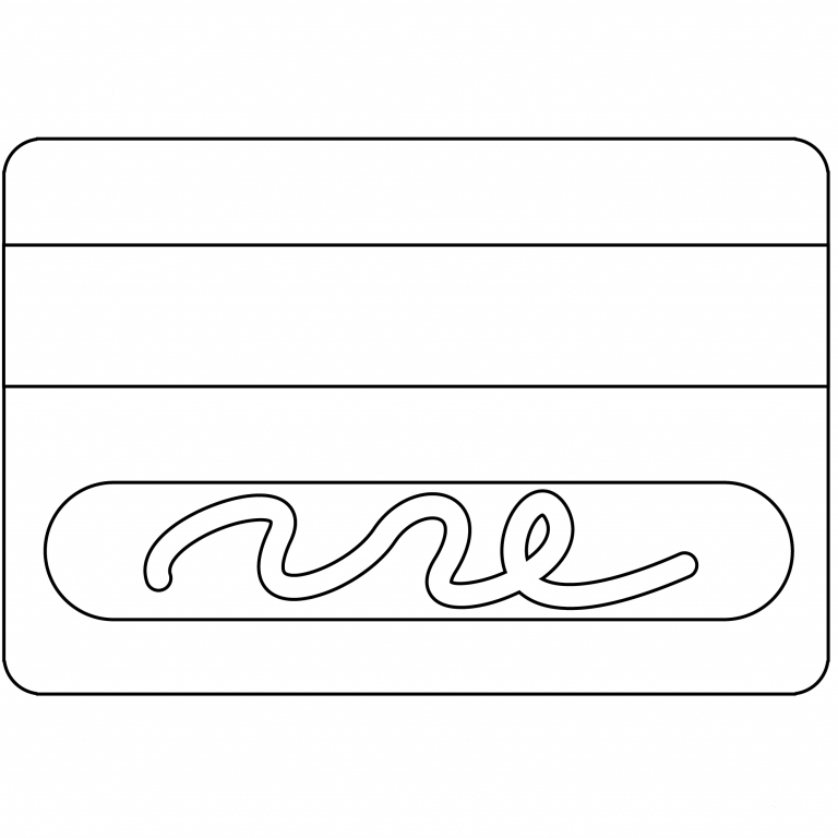Credit Card Emoji coloring page - ColouringPages