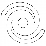 Cyclone Emoji coloring page - ColouringPages