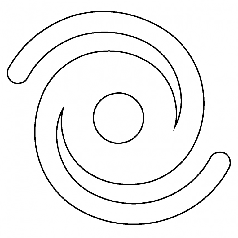 Cyclone Emoji coloring page - ColouringPages