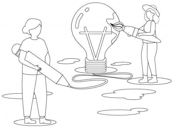 Design Infographics coloring page - ColouringPages