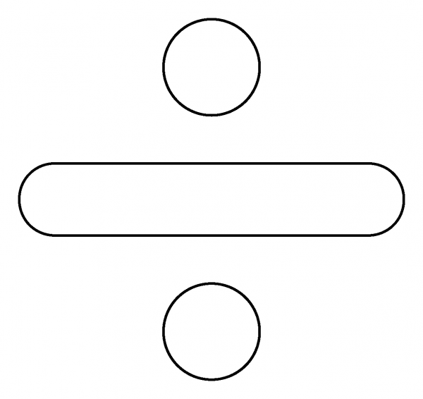 Divide Emoji coloring page - ColouringPages