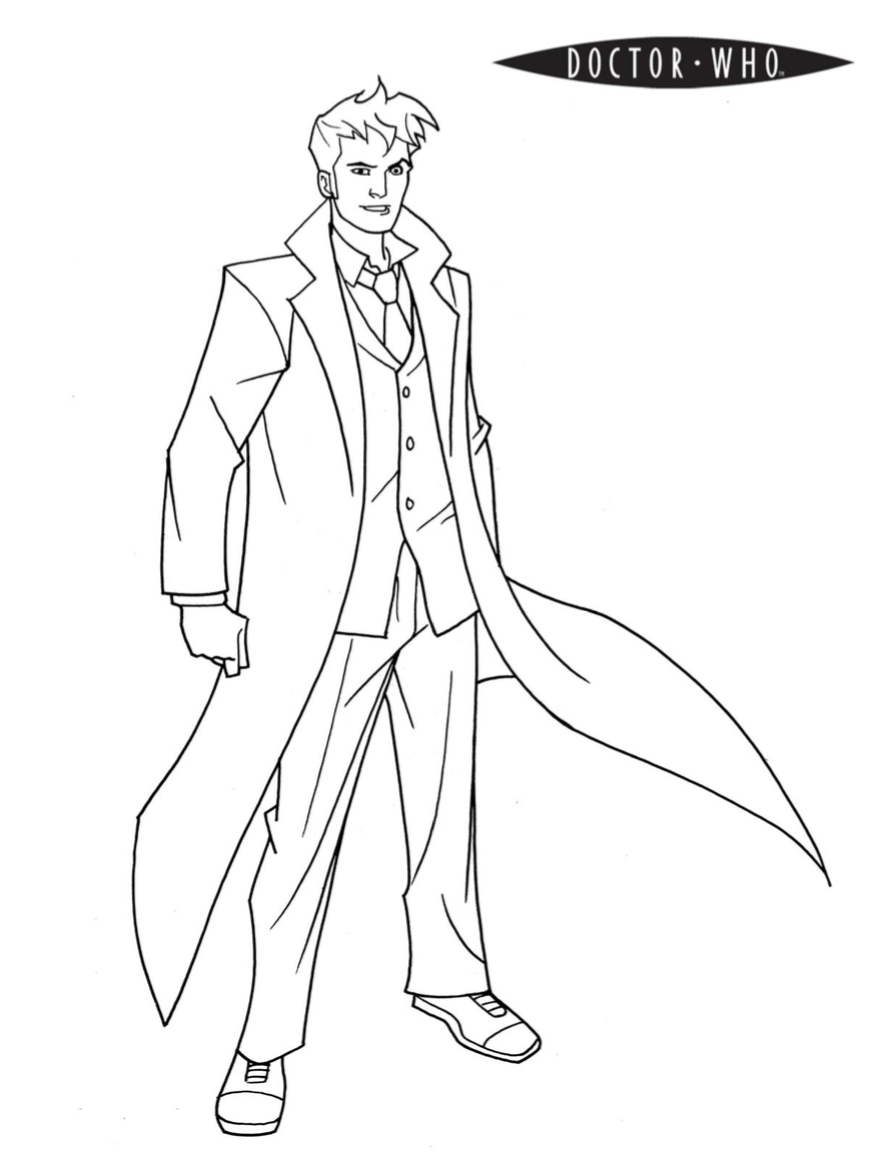 Doctor Who coloring page - ColouringPages