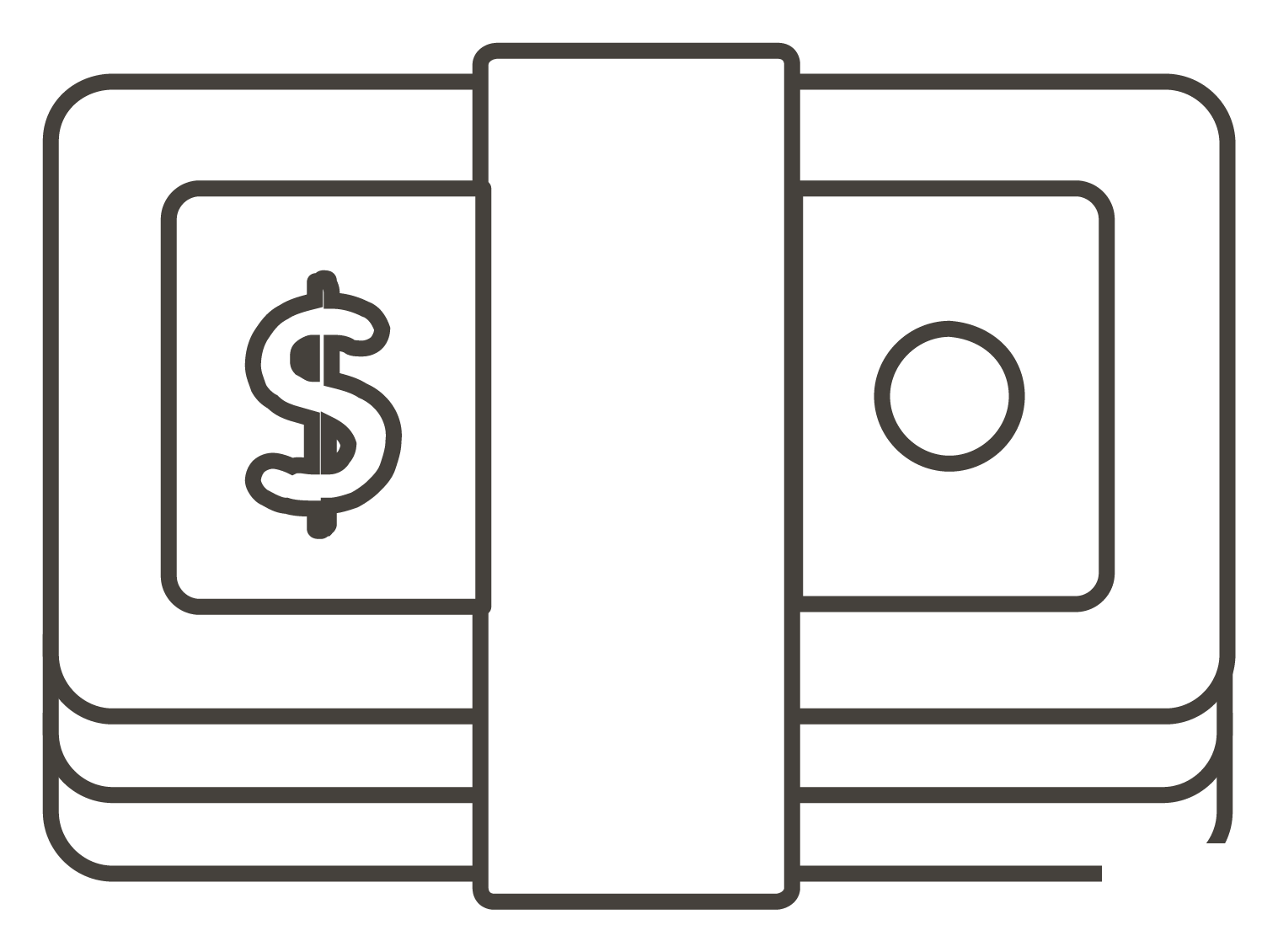 Dollar Banknote coloring page - ColouringPages