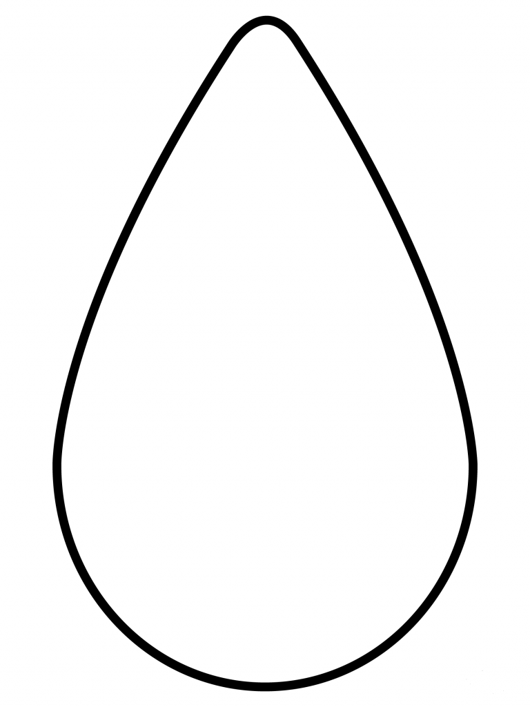 Drop of Blood Emoji coloring page - ColouringPages