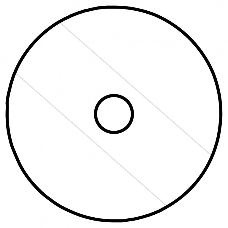 DVD Emoji coloring page - ColouringPages