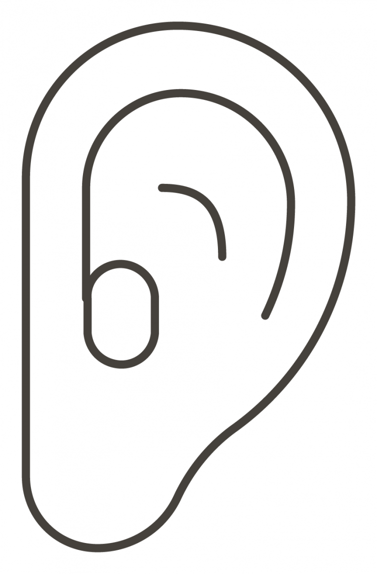 Ear coloring page - ColouringPages