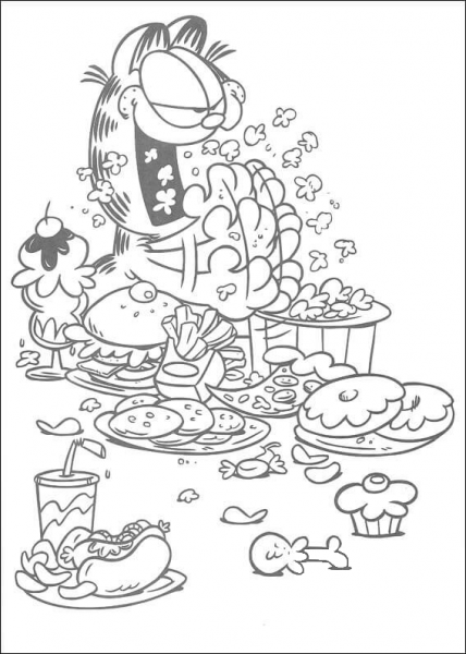 Eat And Eat And Eat coloring page - ColouringPages