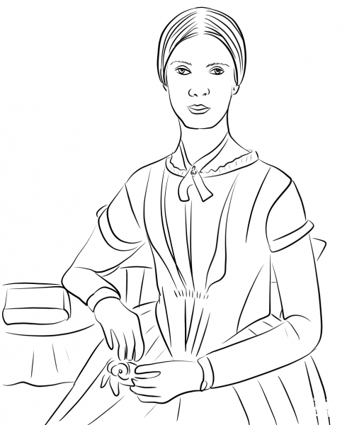 Emily Dickinson coloring page - ColouringPages