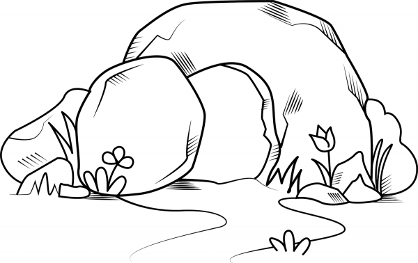 Empty Tomb coloring page - ColouringPages