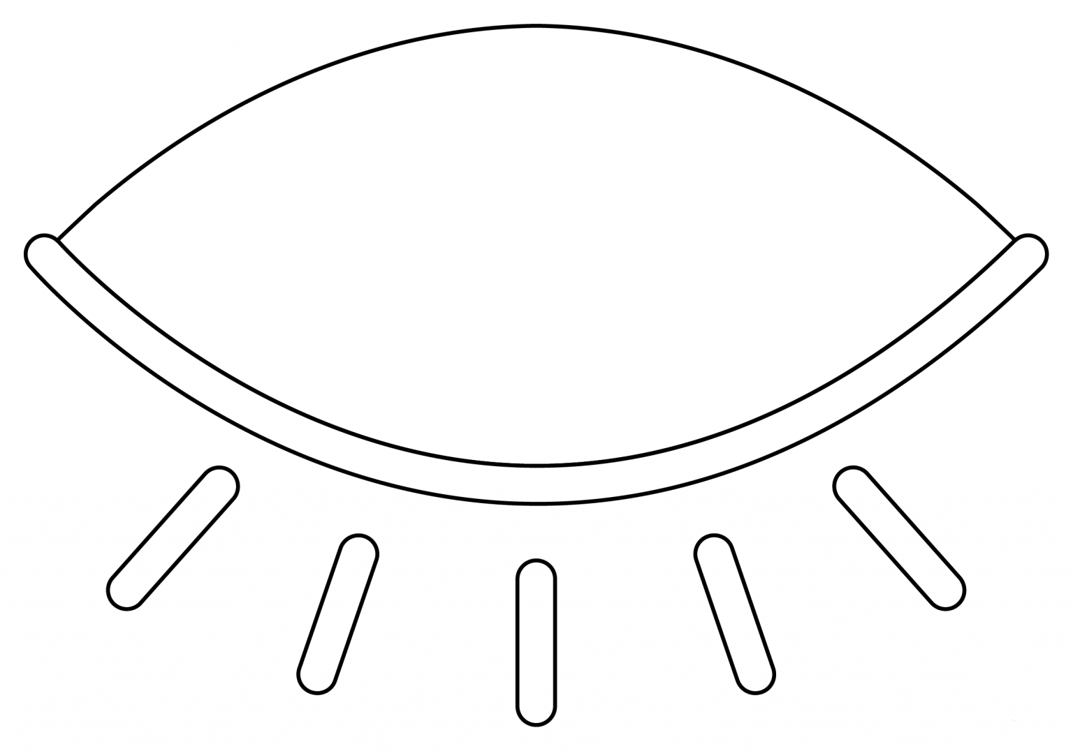 Eyelash coloring page - ColouringPages