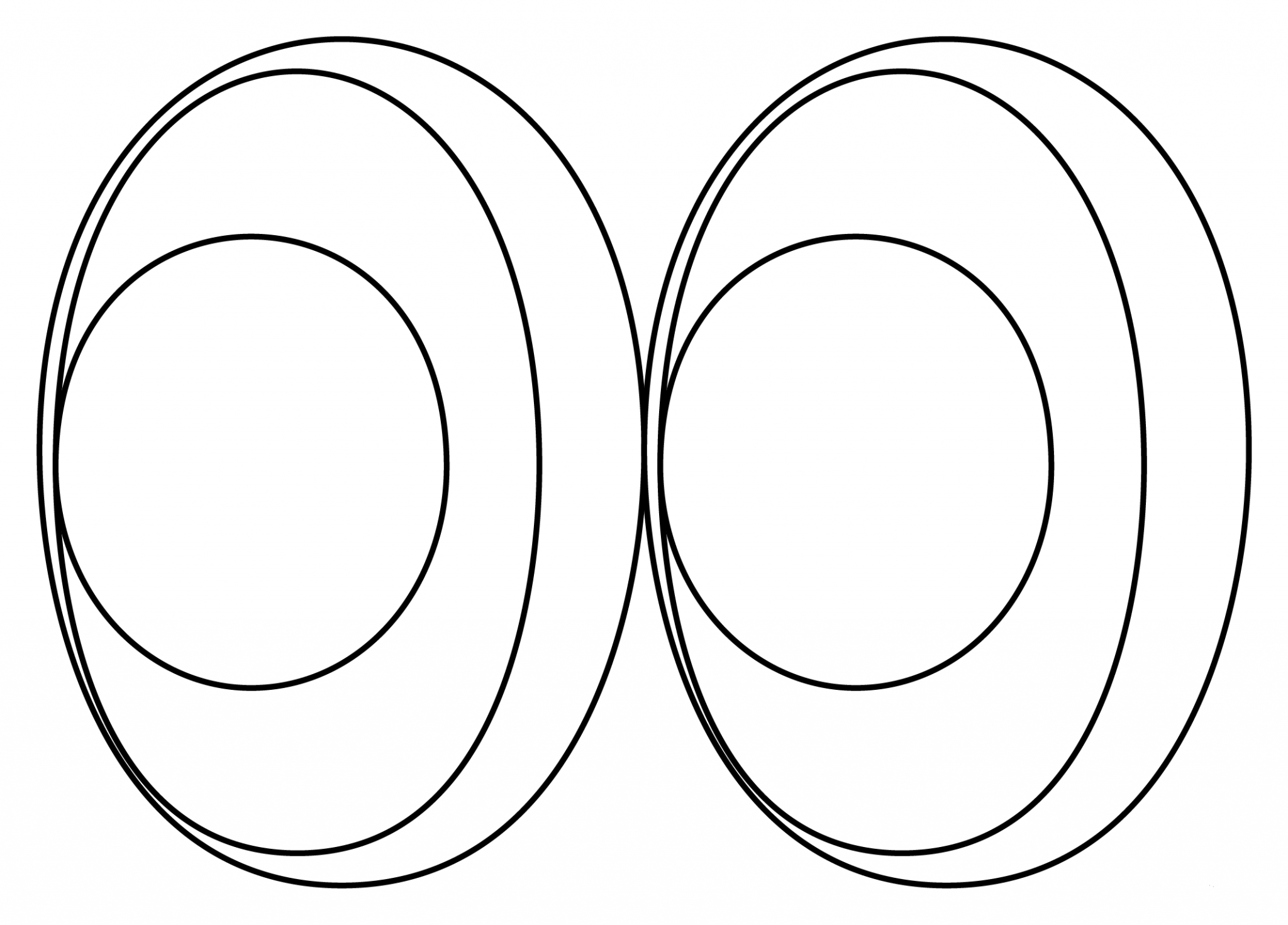 Eyes coloring page - ColouringPages