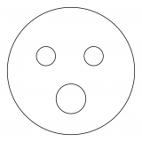 Face with Open Mouth coloring page - ColouringPages