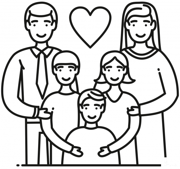 Family Reunion coloring page - ColouringPages