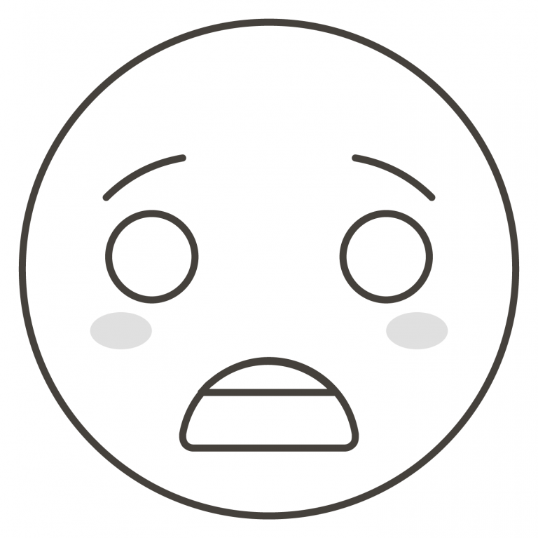 Fearful Face coloring page - ColouringPages