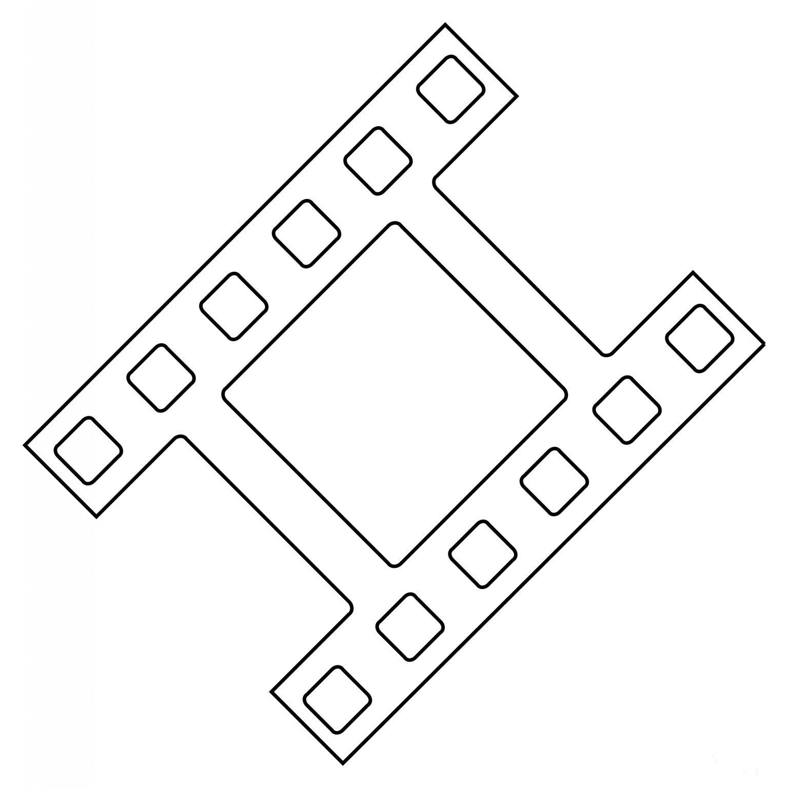 Film Frames coloring page - ColouringPages