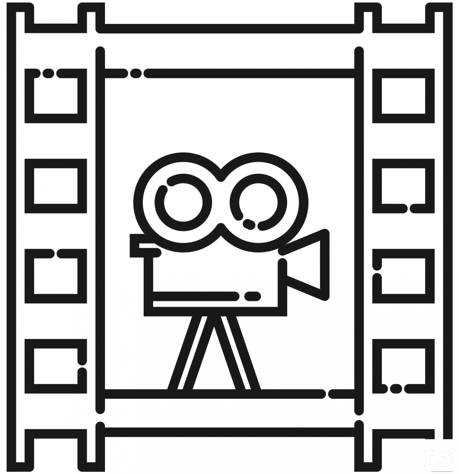 Film Strip coloring page - ColouringPages