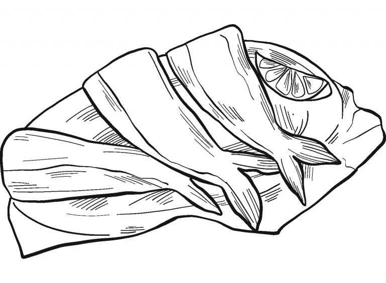 Fish Fry coloring page - ColouringPages