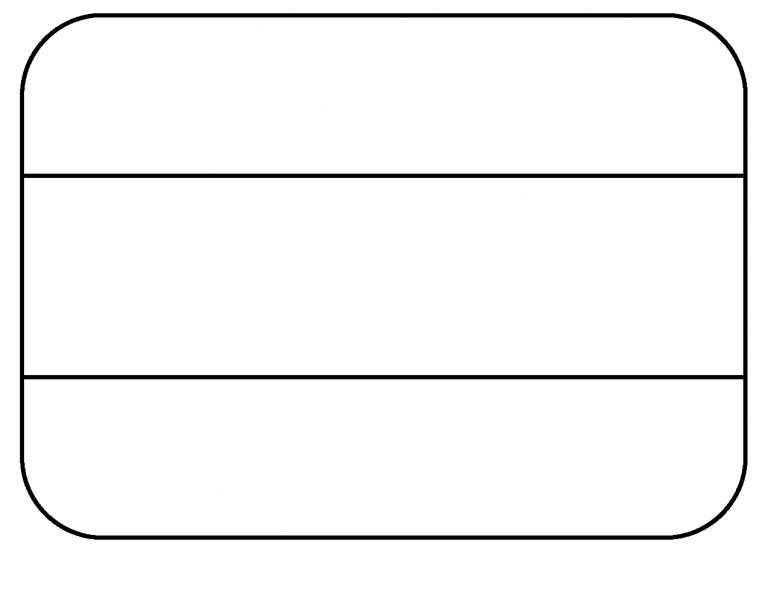 Flag of Austria Emoji coloring page - ColouringPages