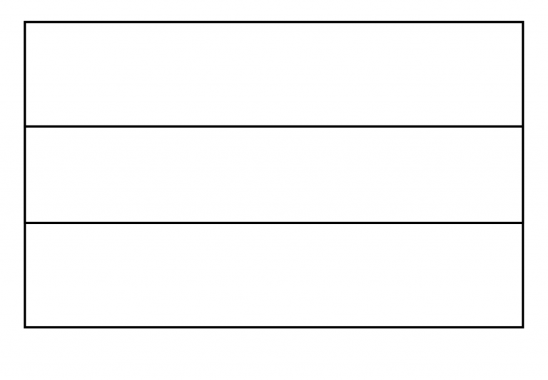 Flag of Hungary Emoji coloring page - ColouringPages