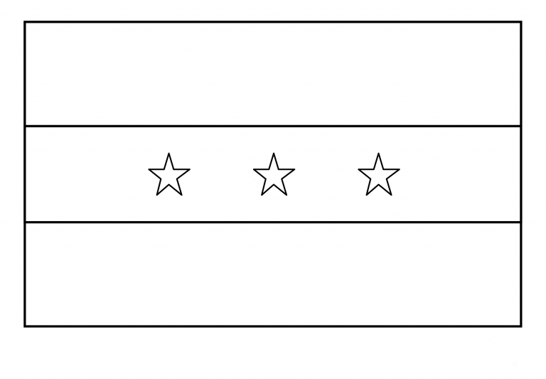 Flag of Iraq Emoji coloring page - ColouringPages