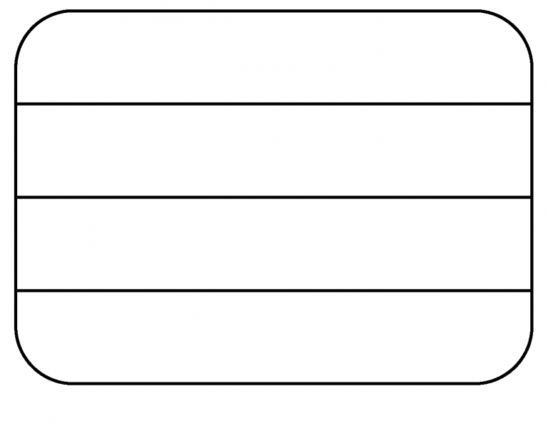 Flag of Mauritius Emoji coloring page - ColouringPages