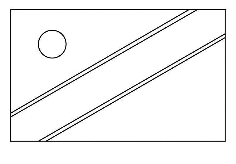 Flag of Namibia Emoji coloring page - ColouringPages