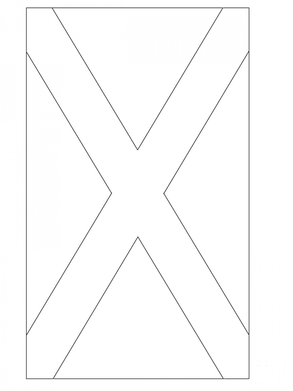 Flag of Scotland coloring page - ColouringPages
