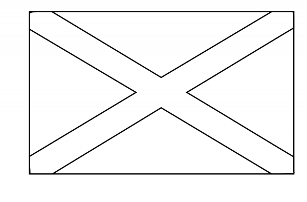 Flag of Scotland Emoji coloring page - ColouringPages