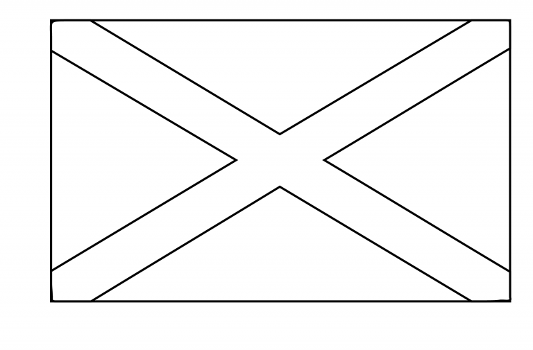 Flag of Scotland Emoji coloring page - ColouringPages