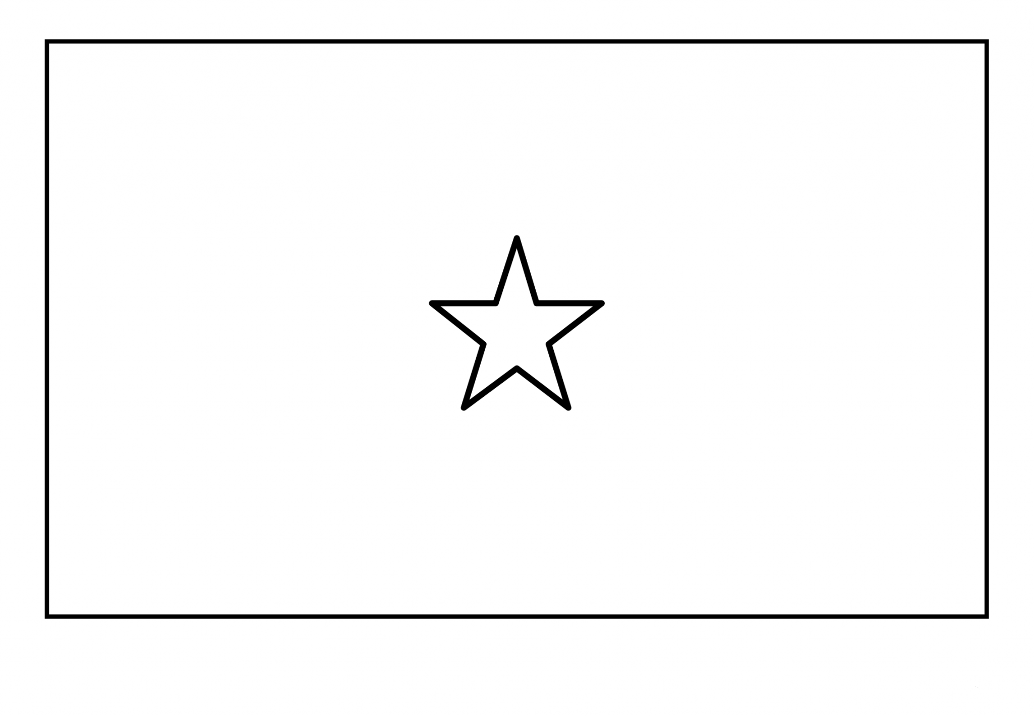 Flag of Somalia Emoji coloring page - ColouringPages