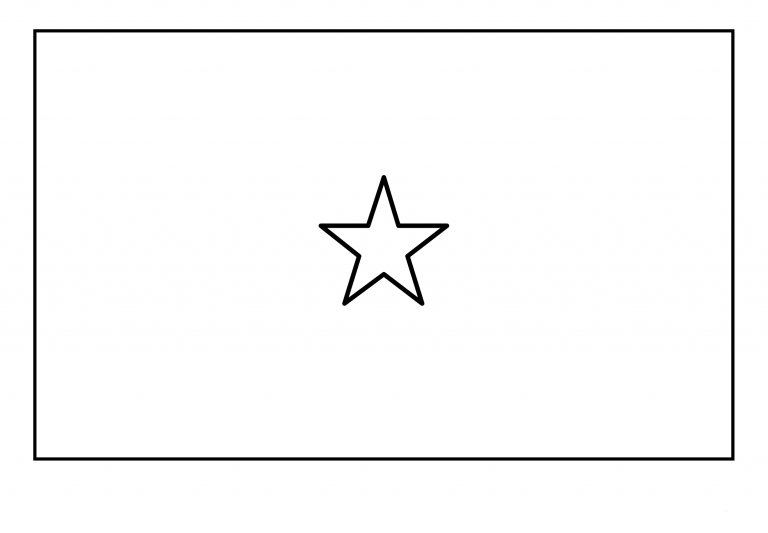 Flag of Somalia Emoji coloring page - ColouringPages