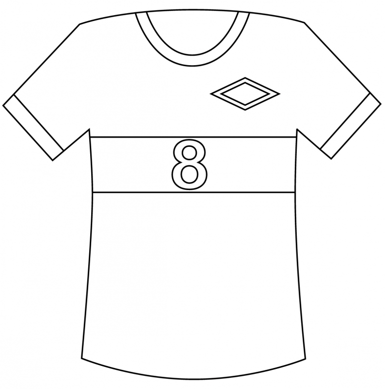 Football Jersey coloring page - ColouringPages