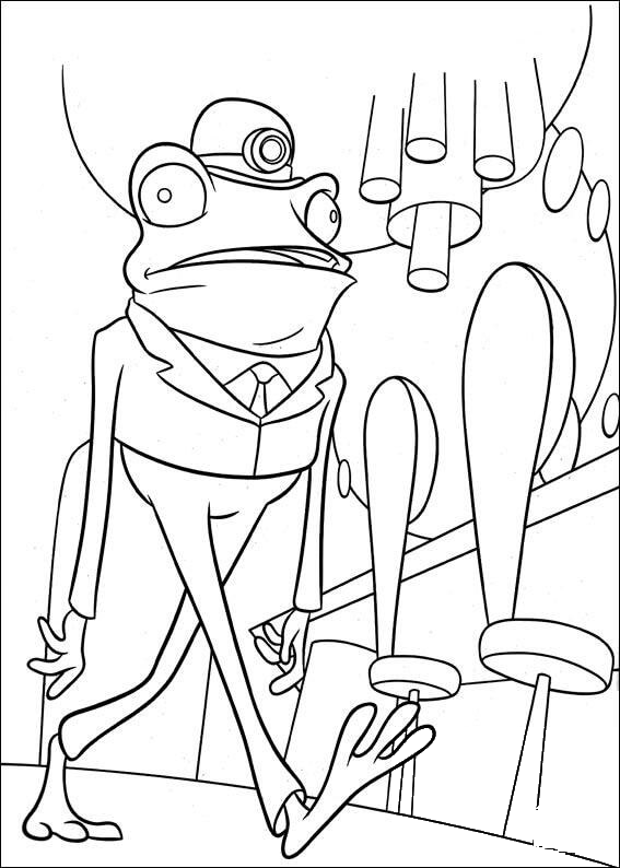 Frankie The Frog coloring page - ColouringPages