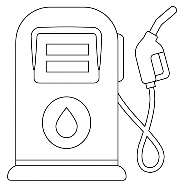Fuel Pump Emoji coloring page - ColouringPages