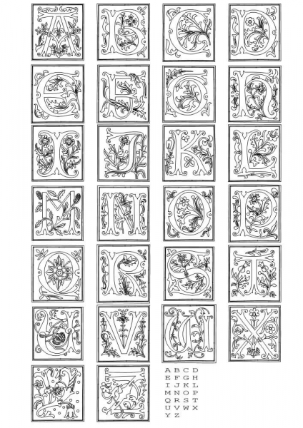 Full alphabet worksheet 2 coloring page - ColouringPages