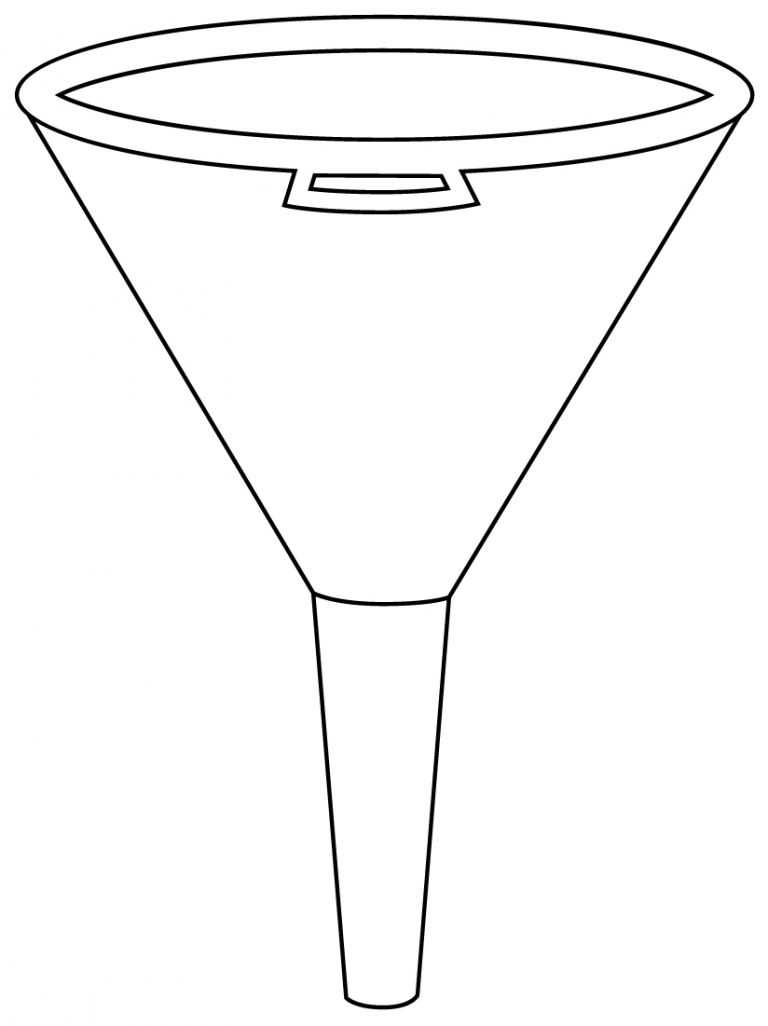 Funnel coloring page - ColouringPages