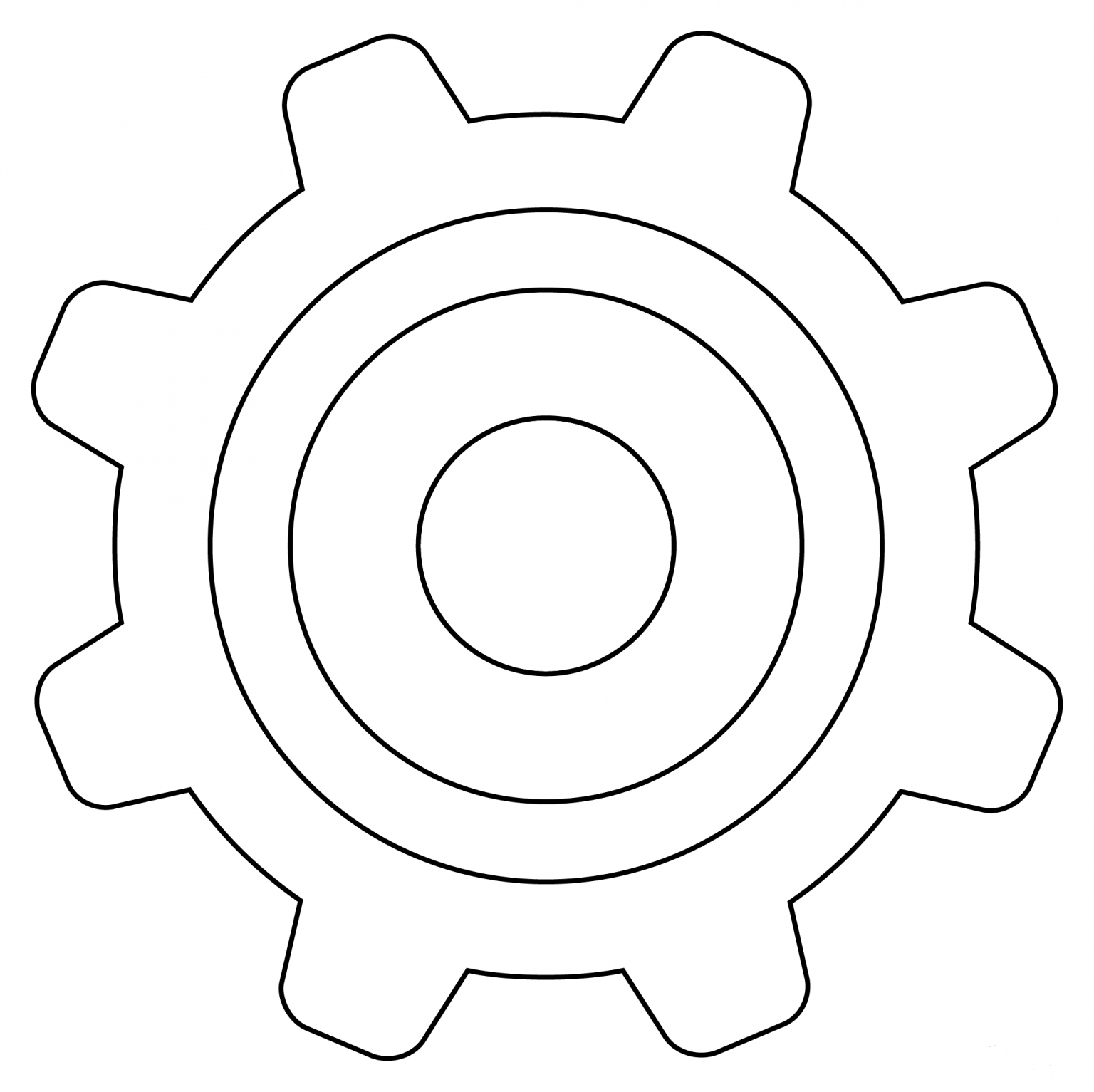 Gear coloring page - ColouringPages