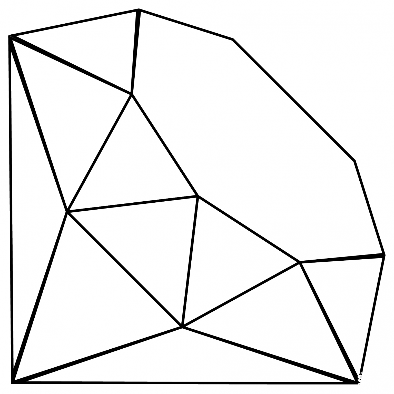 Gemstone Emoji coloring page - ColouringPages