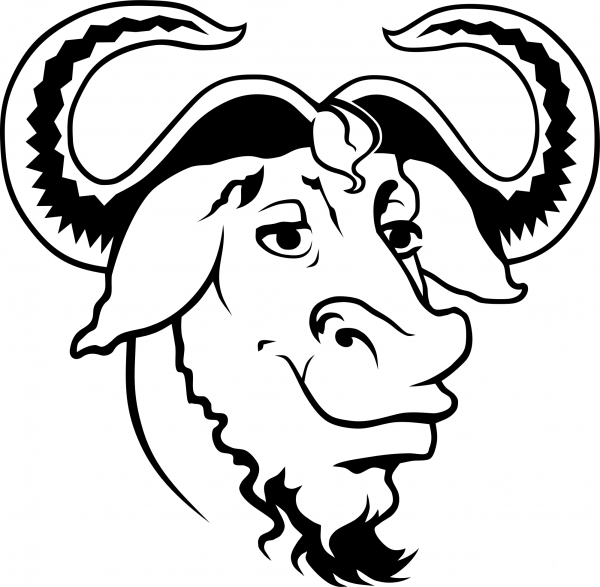 GNU Logo coloring page - ColouringPages