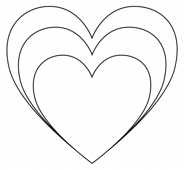 Growing Heart Emoji coloring page - ColouringPages