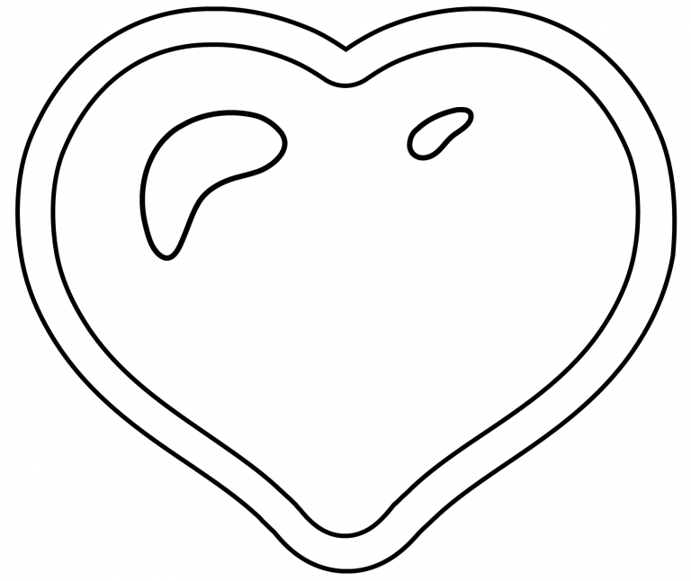 Growing Heart Emoji coloring page - ColouringPages