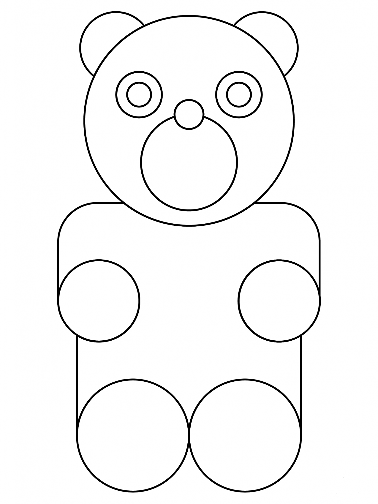 Gummy Bear coloring page - ColouringPages
